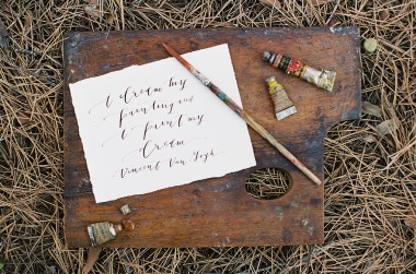 Rustic Italian Calligraphy Suite - la Happy Calligraphy & Custom Paper ...