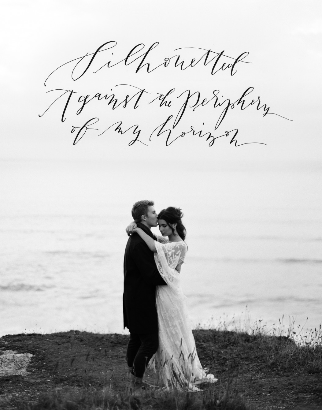 Organic Coastal Calligraphy featured on Wedding Sparrow - la Happy ...