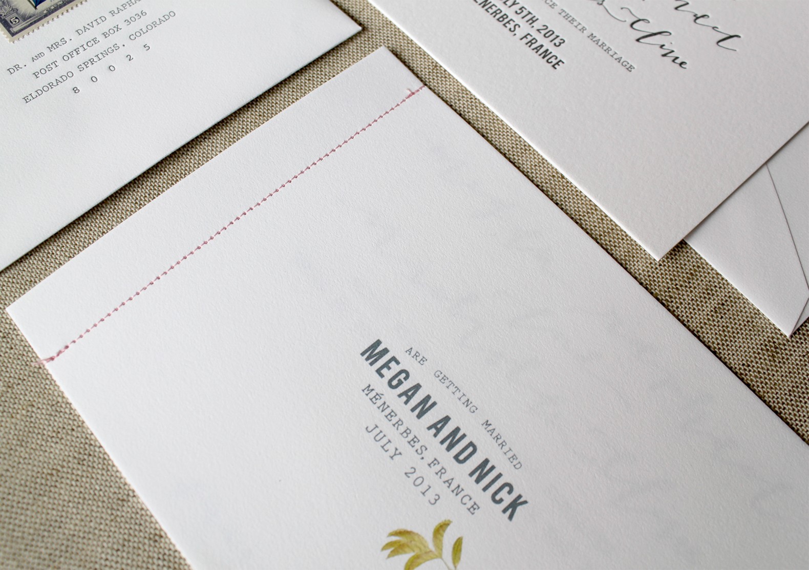 Megan + Nick Modern Calligraphy Suite - la Happy Calligraphy & Custom ...