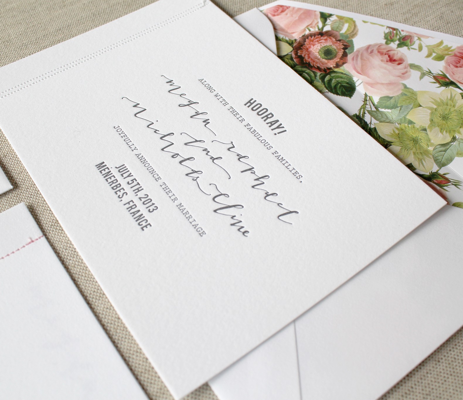 Megan + Nick Modern Calligraphy Suite - la Happy Calligraphy & Custom ...