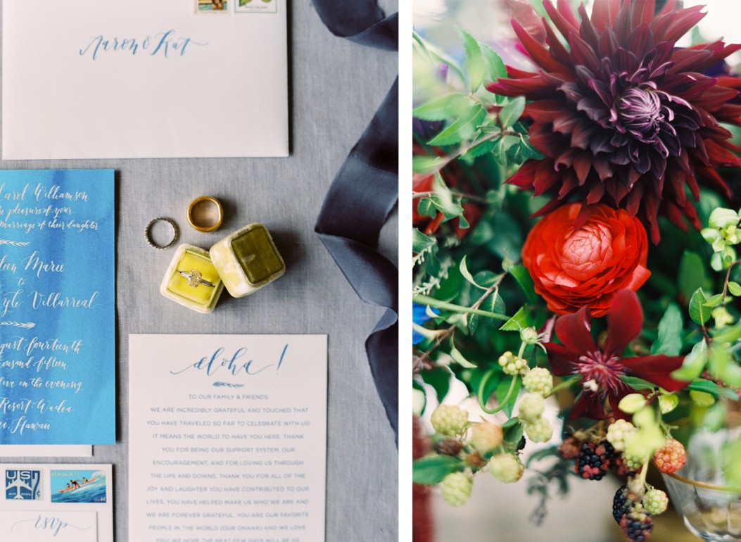 Kat & Aaron - Maui, Hawaii - la Happy Calligraphy & Custom Paper Goods
